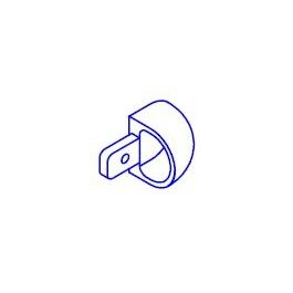 EB-26 Rigid PVC Wall Guard End Cap