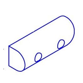 EB-5 PVC Wall Guard End Cap