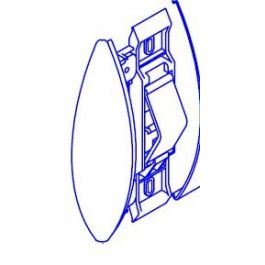 ETC-7C Rigid PVC Wall Guard End Cap