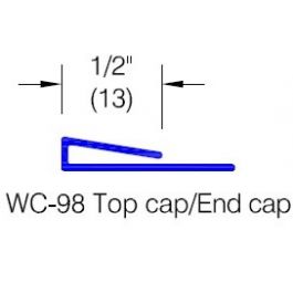 WC-98 Rigid PVC Wall System Top Cap